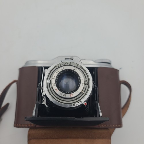 Vintage Agfa Isolette Pronto Folding Camera W/ Agnar 85mm F/4.5 Lens ...