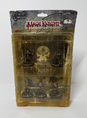 vintage 2002 mage knight dungeons Miniatures Game Heroic Quests WZKO306 ...