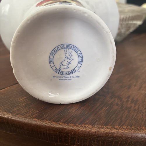 World Of Beatrix Potter 2002 Peter Rabbit Basket 9.5 Inches Tall | eBay