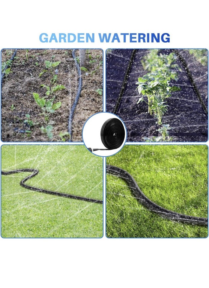 49.2Ft Trampoline Sprinkler Fun Water Park Toy Garden Watering ...