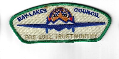 Bay-Lakes Council SAP SA-8 2002 Trustworthy GRN Bdr. FOS (DN $75 ...