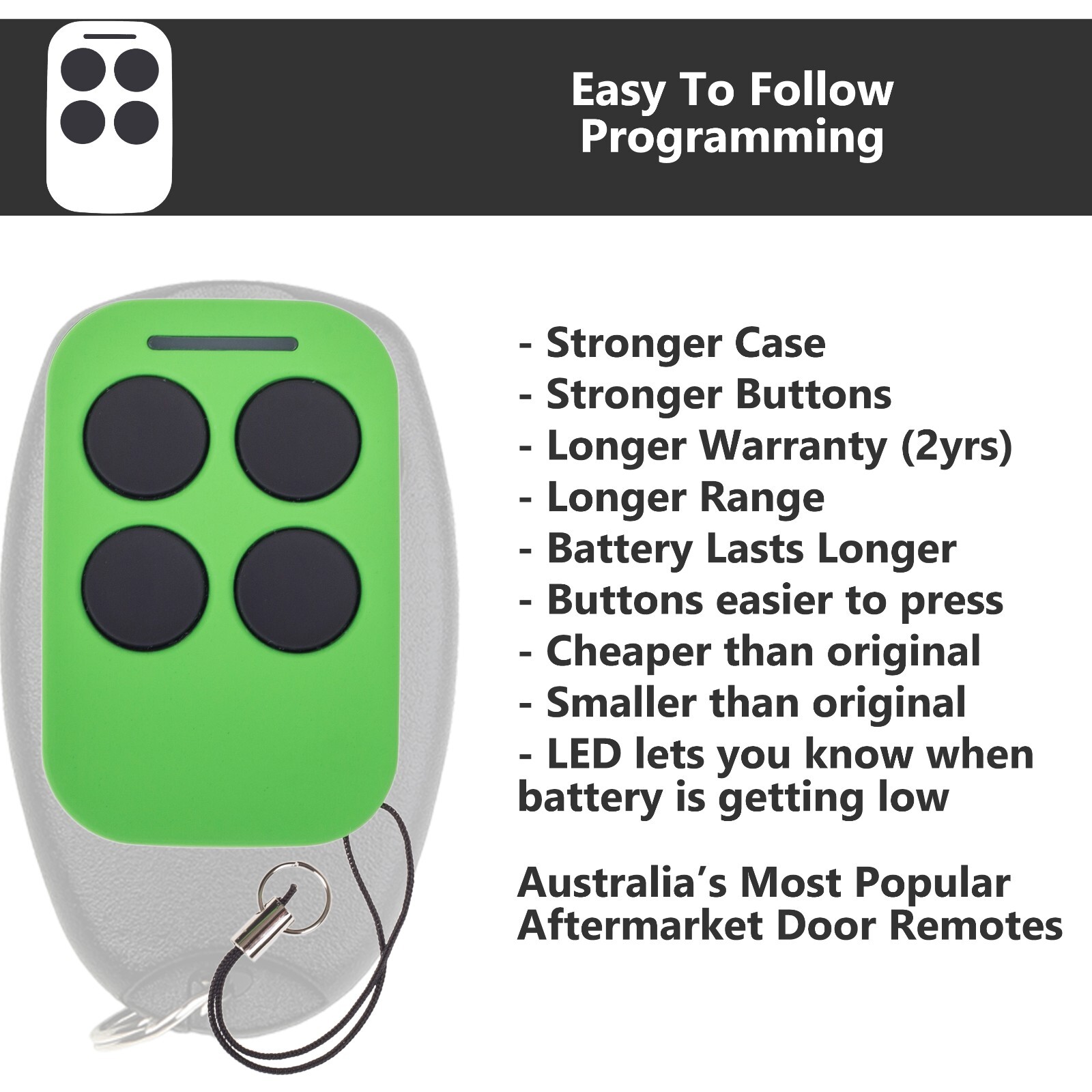 C945 MERLIN GARAGE REMOTE. MERLIN MR1000,MR850,MR650,MT230,MT5580 ...