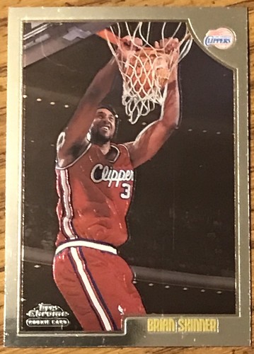 Brian Skinner 1998-99 Topps Chrome Rookie Card #141 LA Clippers NBA RC ...