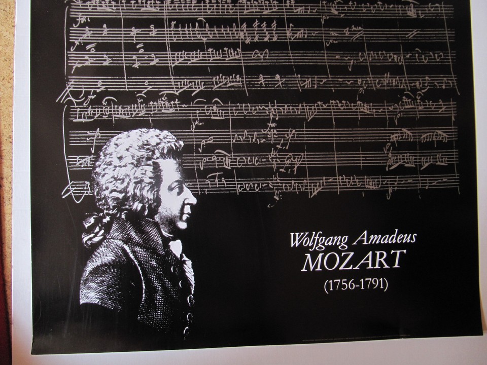 Wolfgang Amadeus Mozart, Poster 60 x 80 cm | eBay.de