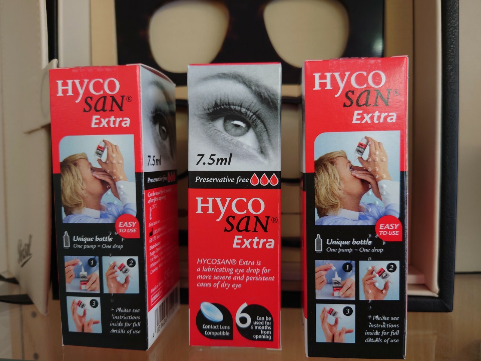 Hycosan Extra 3x pack Preservative Free DRY Eye Drops RECOMMENDED BY ...