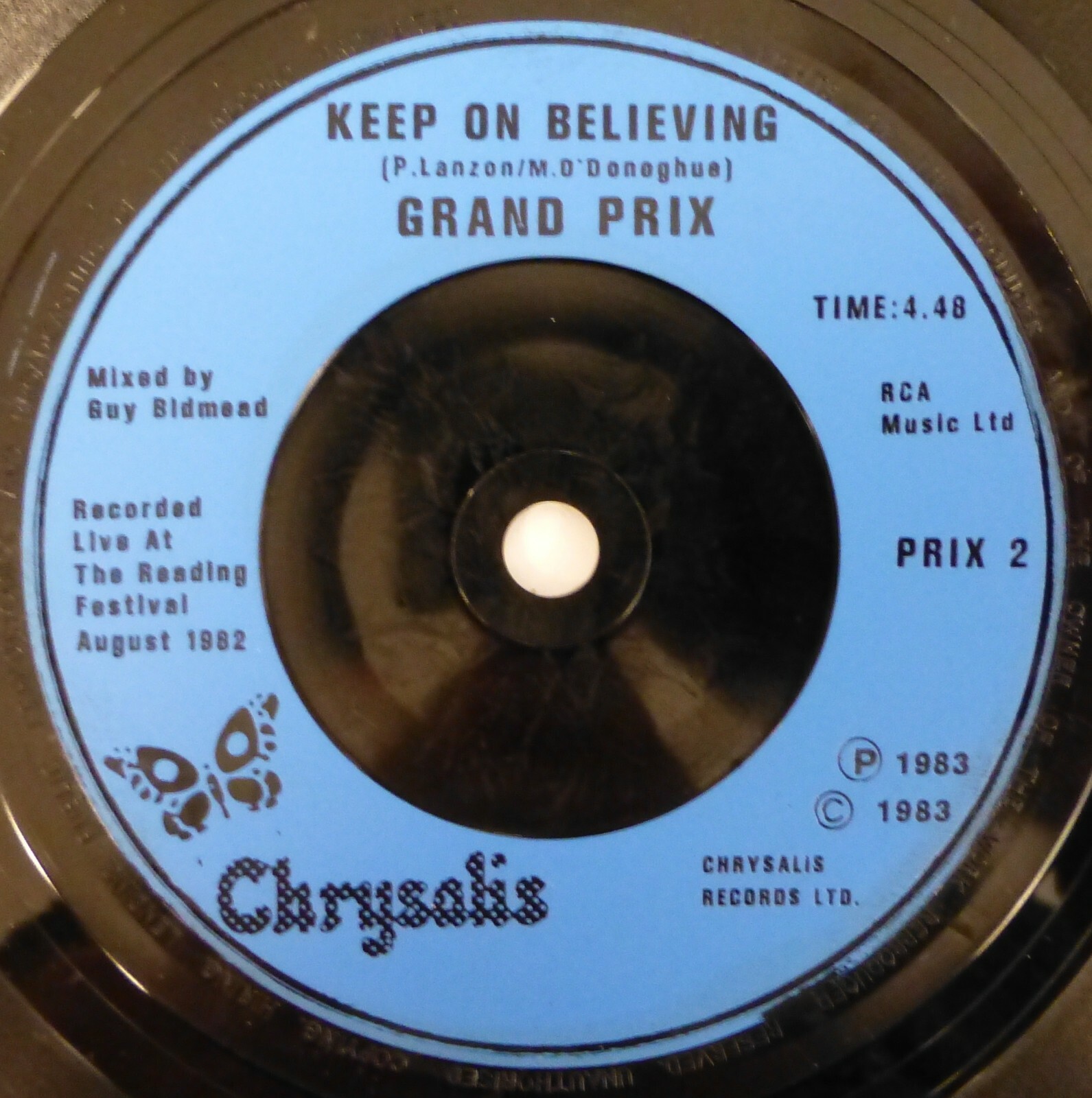 GRAND PRIX 45 Shout/Keep on Believing CHRYSALIS rock NEAR MINT Rp32 | eBay