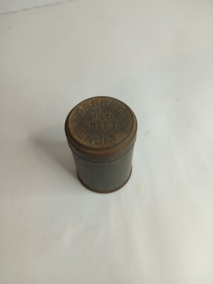 Garrett Mild Sweet Snuff Tin Container USA Rustic Cabin Core Vintage | eBay