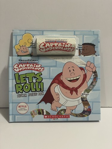 Captain Underpants Ser.: Let's Roll! Sticker Activity Book (Captain ...