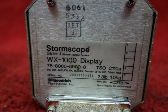 BFGoodrich Stormscope Wx-1000 / Skywatch Sky497 Display for sale online ...