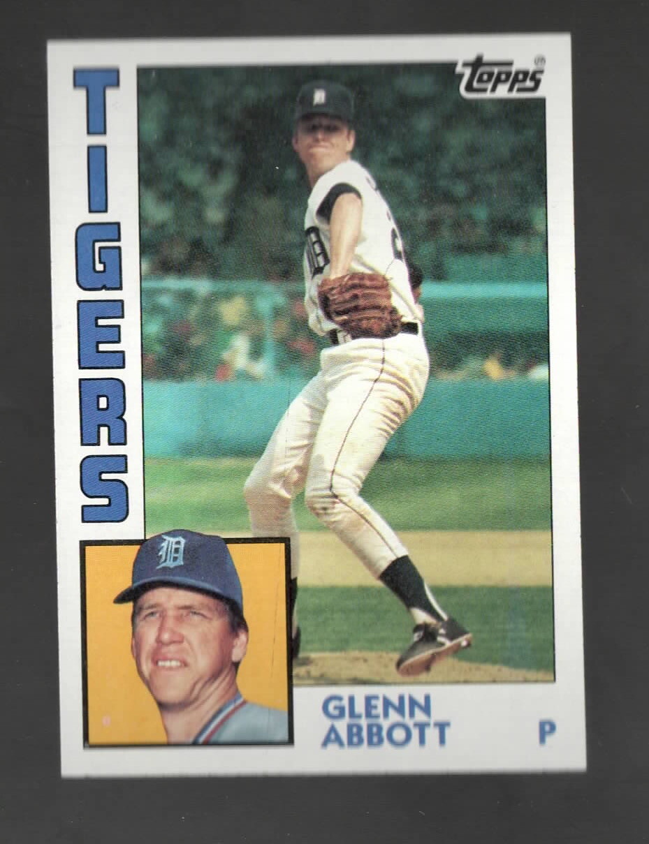 1984 Topps - #356 Glenn Abbott for sale online | eBay