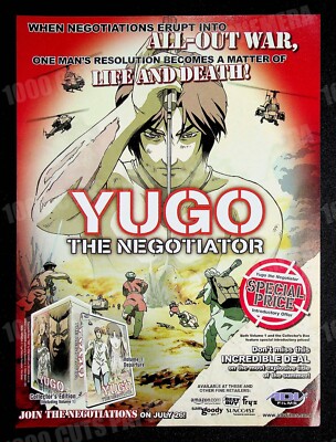 Yugo the Negotiator ADV Films 2005 Trade Print Magazine Ad Poster Anime ...