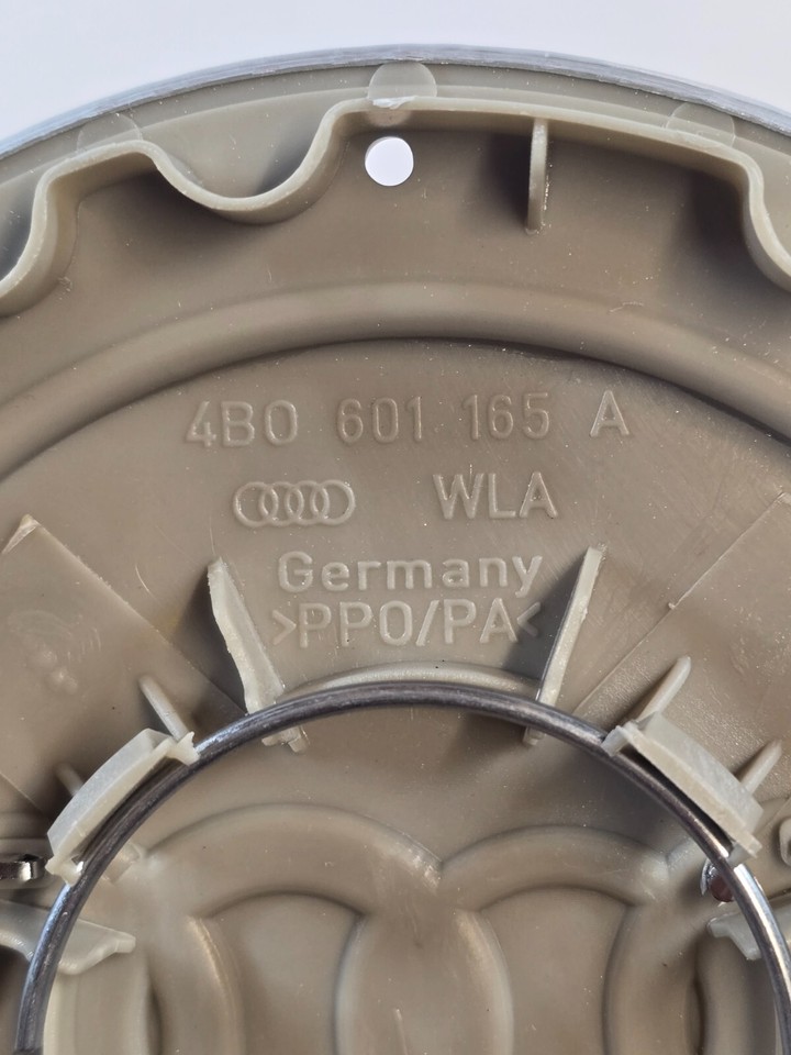 Audi A4 A6 Chrome Wheel Center Cap Hubcap Rim Cap Emblem Badge 148mm ...