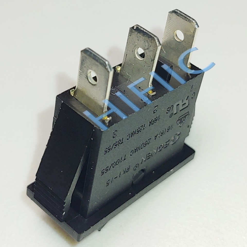 SOKEN RK1-15 Rocker Switch 16A 125/250VAC T100/55 3 Pins 2 Positions ...