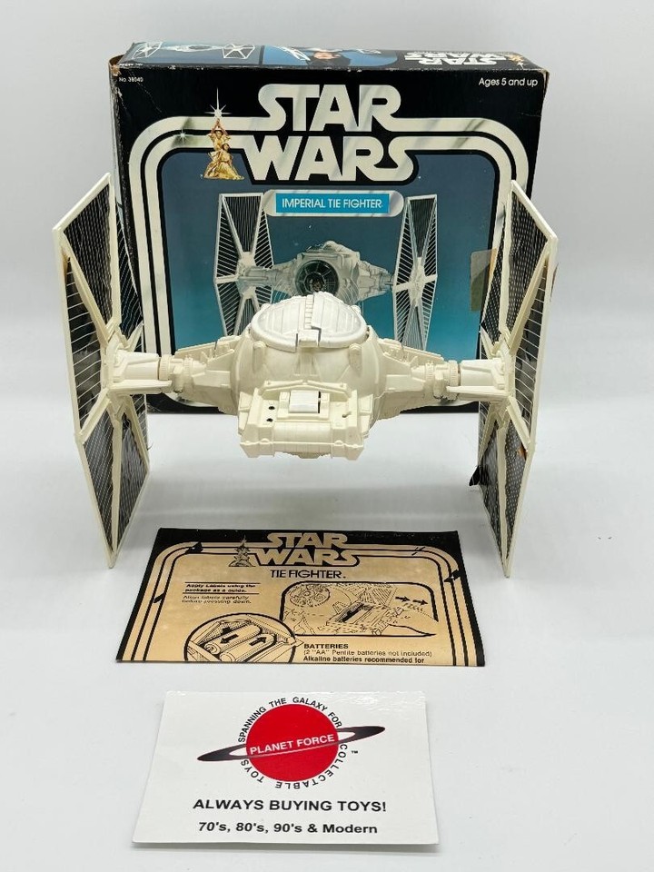 1978 Tie Fighter Complete w/ Box & Instructions Vintage Star Wars ...