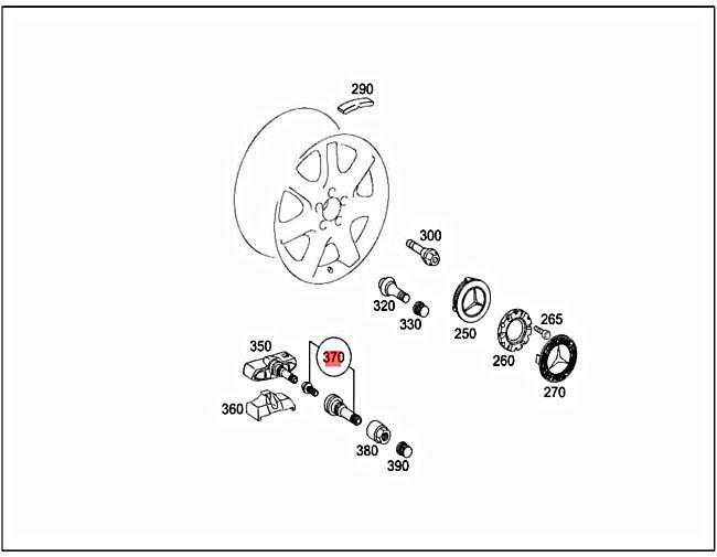 Genuine MERCEDES BBDC V251 C216 C219 R230 S211 Valve 0124010113 | eBay