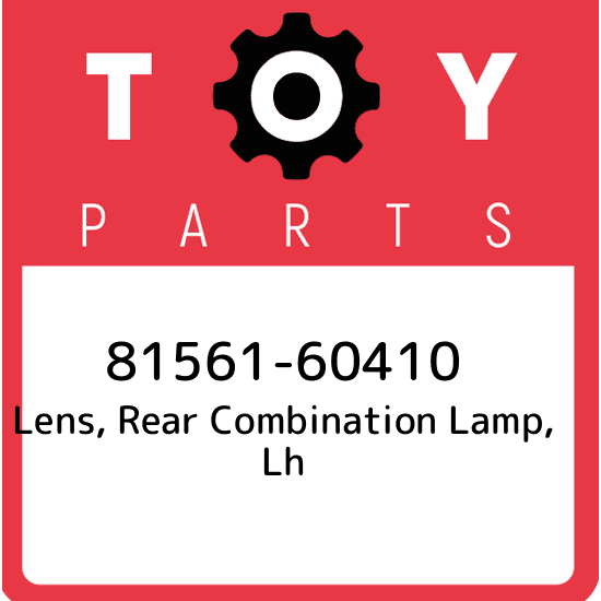 Toyota Genuine 8156160410 Lens Rear Combination Lamp LH 81561-60410 for ...