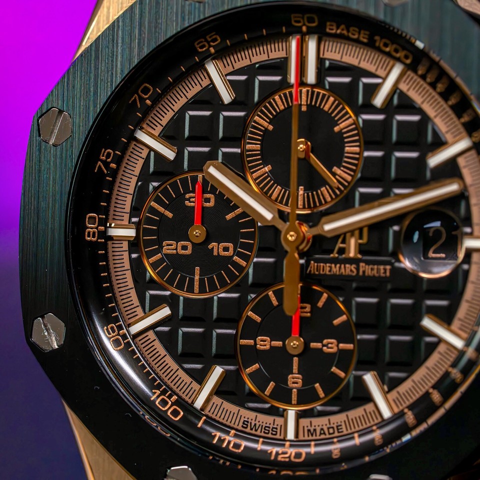Audemars Piguet Royal Oak Offshore Rose Gold Half Brick AP 26401RO.OO ...
