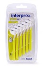 Interprox Plus Yellow 1.1mm Mini Interdental Brush - Pack of 6 Brushes ...