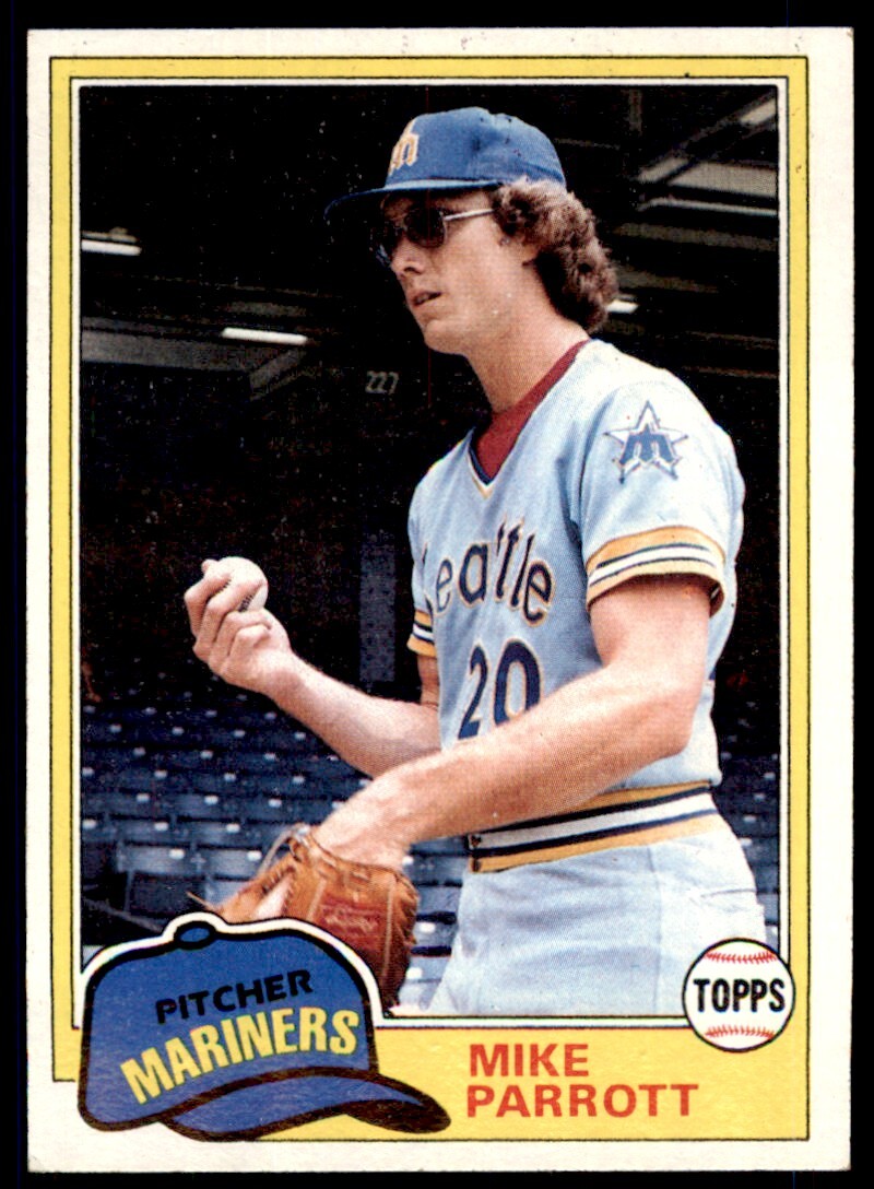 1981 TOPPS MIKE PARROTT . SEATTLE MARINERS #187 | eBay