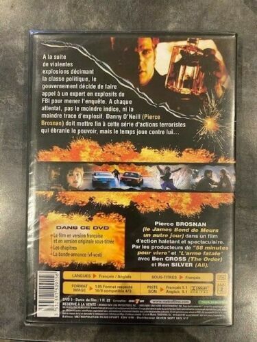 EXPLOSION IMMÉDIATE - PIERCE BROSNAN - BEN CROSS / film en DVD zone 2 ...