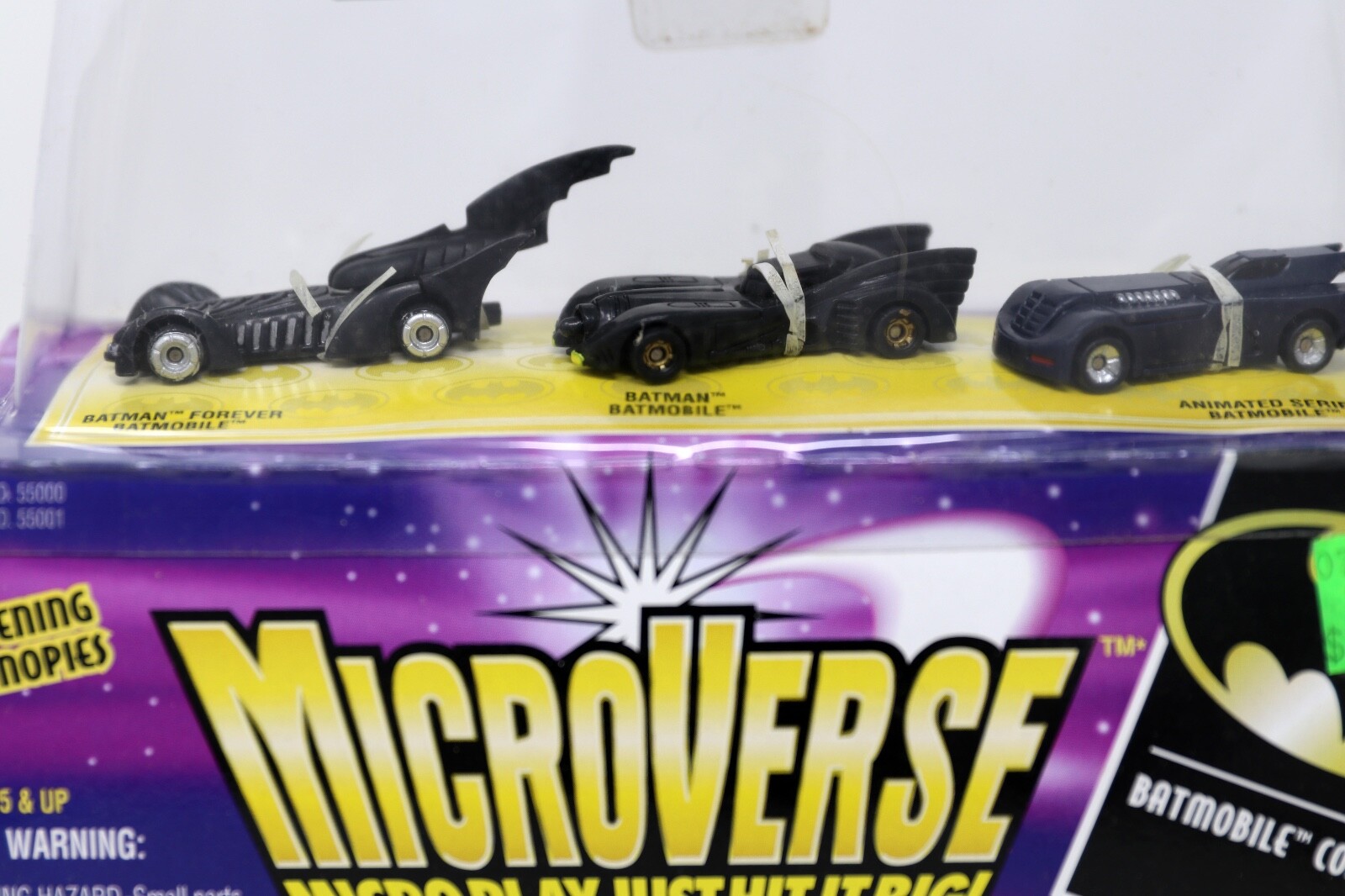 Microverse Batman Batmobile Collection 3 Cars Kenner 1996 MIB for sale ...