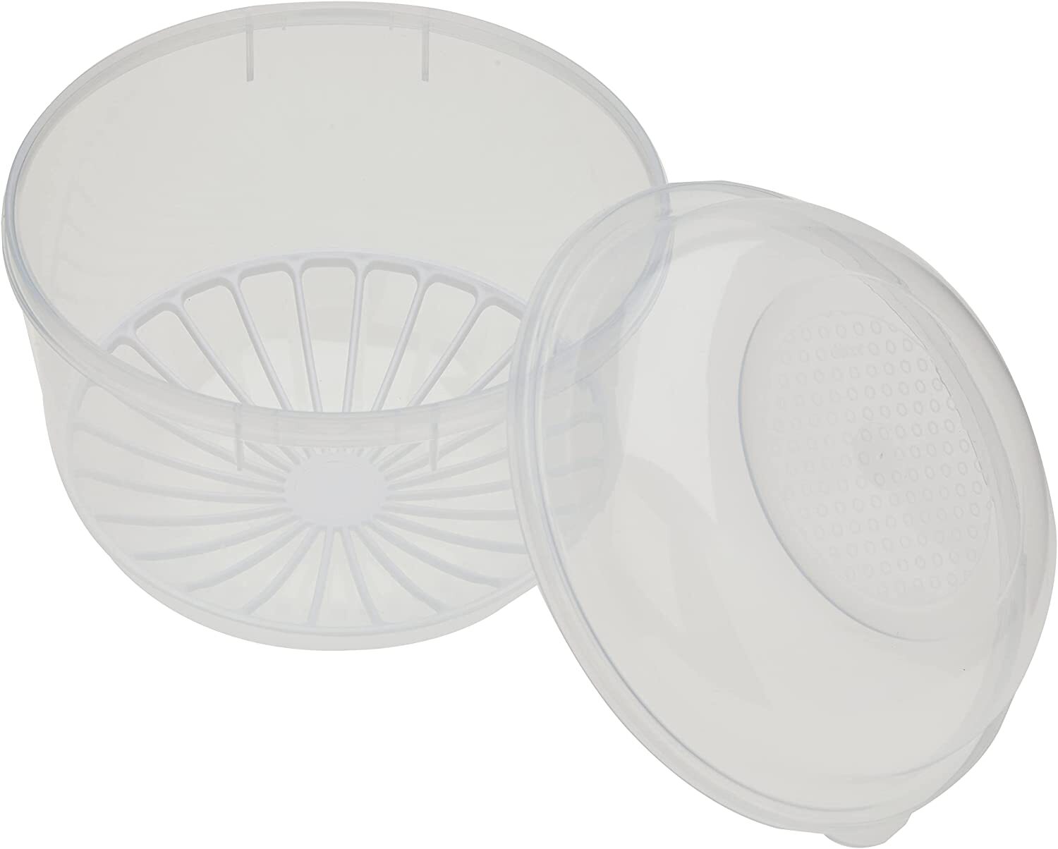 2 x BPA Free Lettuce and Salad Mix Crisper Container Removable Rack ...