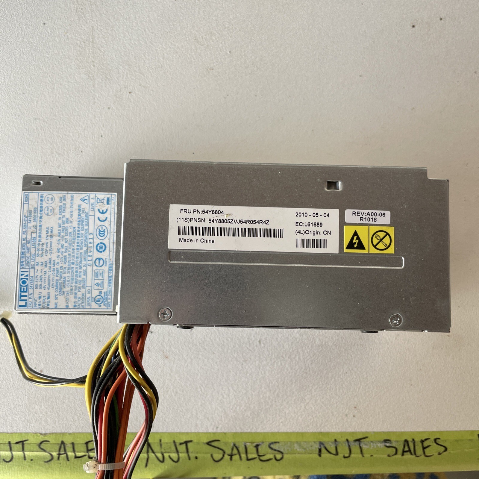 Lenovo ThinkCentre M58 LITEON Ps-5281-01vf IBM 54Y8804 Power Supply ...