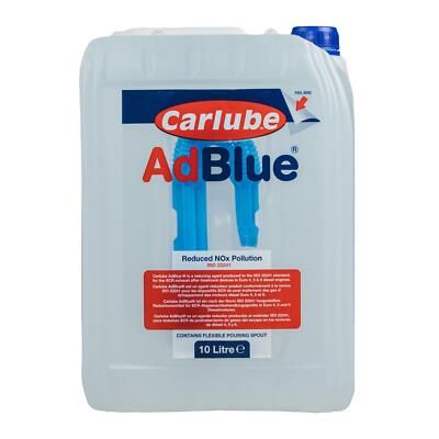 Carlube AdBlue 10 Litres Diesel Fluid Additive DEF + Spout 10L Ad Blue ...