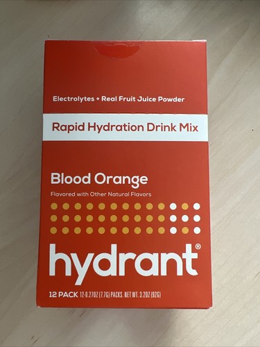 Hydrant Hydrate 12 Stick Packs, Electrolyte Powder Rapid Hydration Mix ...