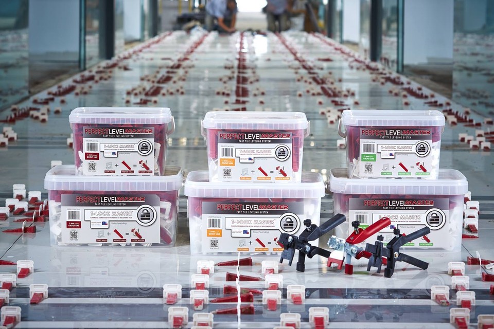 Perfect Level Master T-Lock Spacing & Leveling System (Select Size and ...