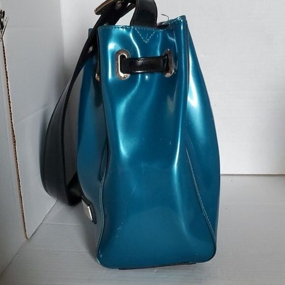 Beijo Bucket Bag Handbag Shoulder Purse Tote Satchel Patent Leather | eBay