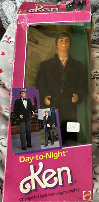 Barbie Day-to-Night Ken Doll Mattel 1984 No. 9019 NRFB (Box has Damage ...
