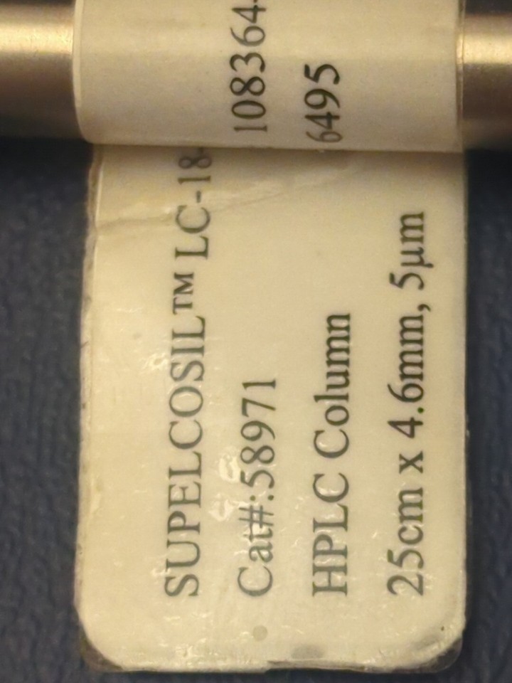 Supelco HPLC Column Supelcosil™ 58971 LC-18-T, 5 µm, 25 cm x 4.6 mm | eBay