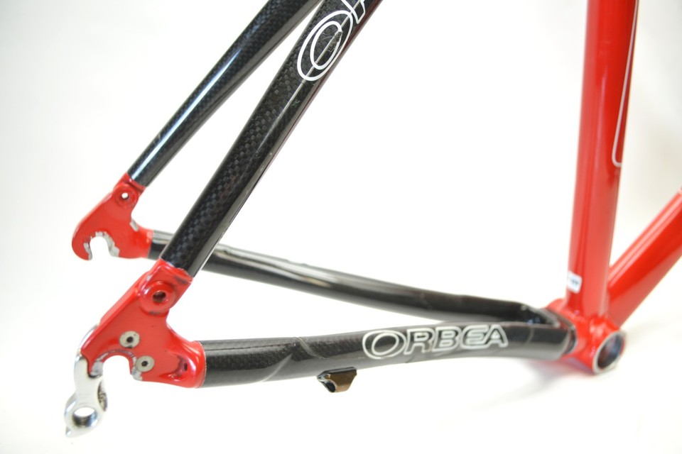 ORBEA AQUA ALLOY CARBON 700c WHEEL RACE BICYCLE MEDIUM 54 CM FRAME SET ...