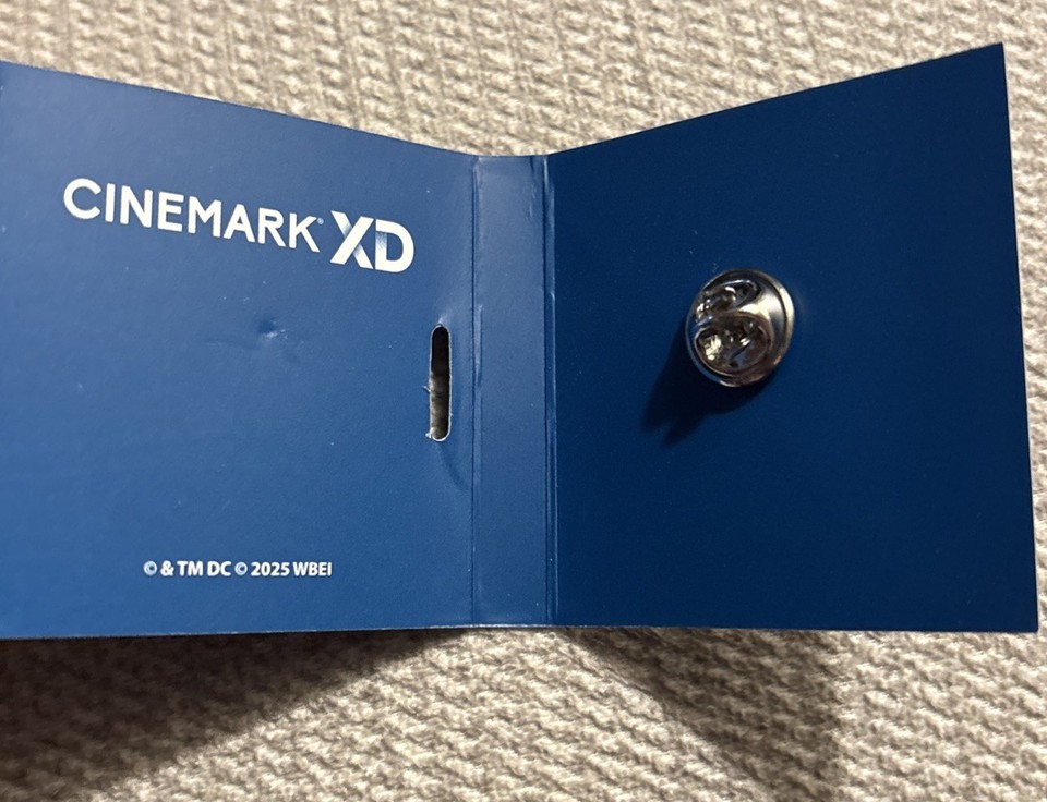Superman 2025 Cinemark Exclusive XD Collectible Pin Badge New | eBay