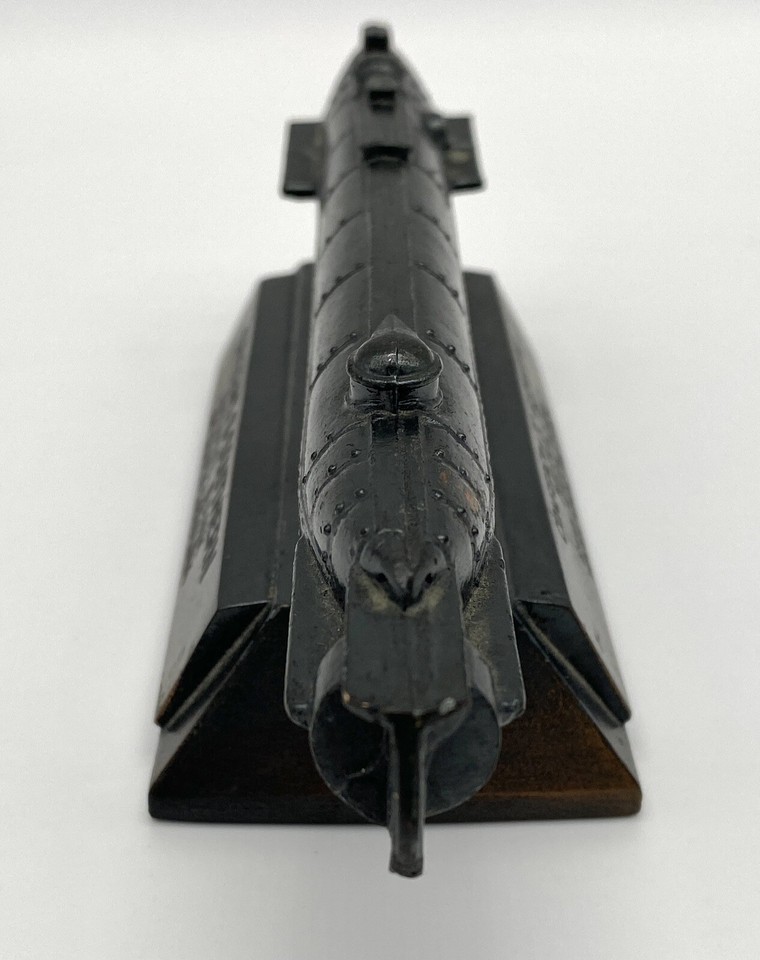 CSS Hunley Ironclad Submarine H.L. Hunley 1950s Metal Bank Model C&S | eBay