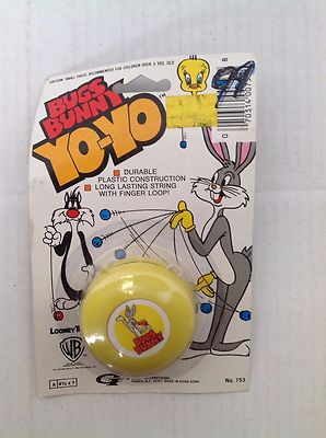 Vintage Bugs Bunny Yellow Yo Yo Original Package | eBay