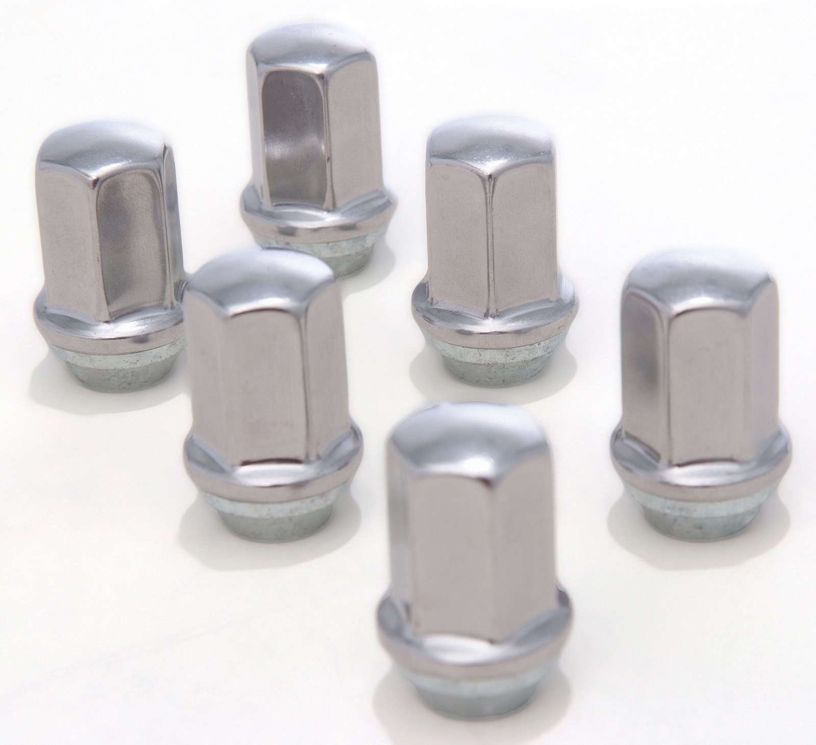 6 GM Chevrolet Suburban Factory Polished 14x1.5 New Lug Nuts OEM ...