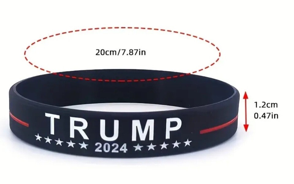 TRUMP TAKE AMERICA BACK Silicone Bracelet 1pc | eBay