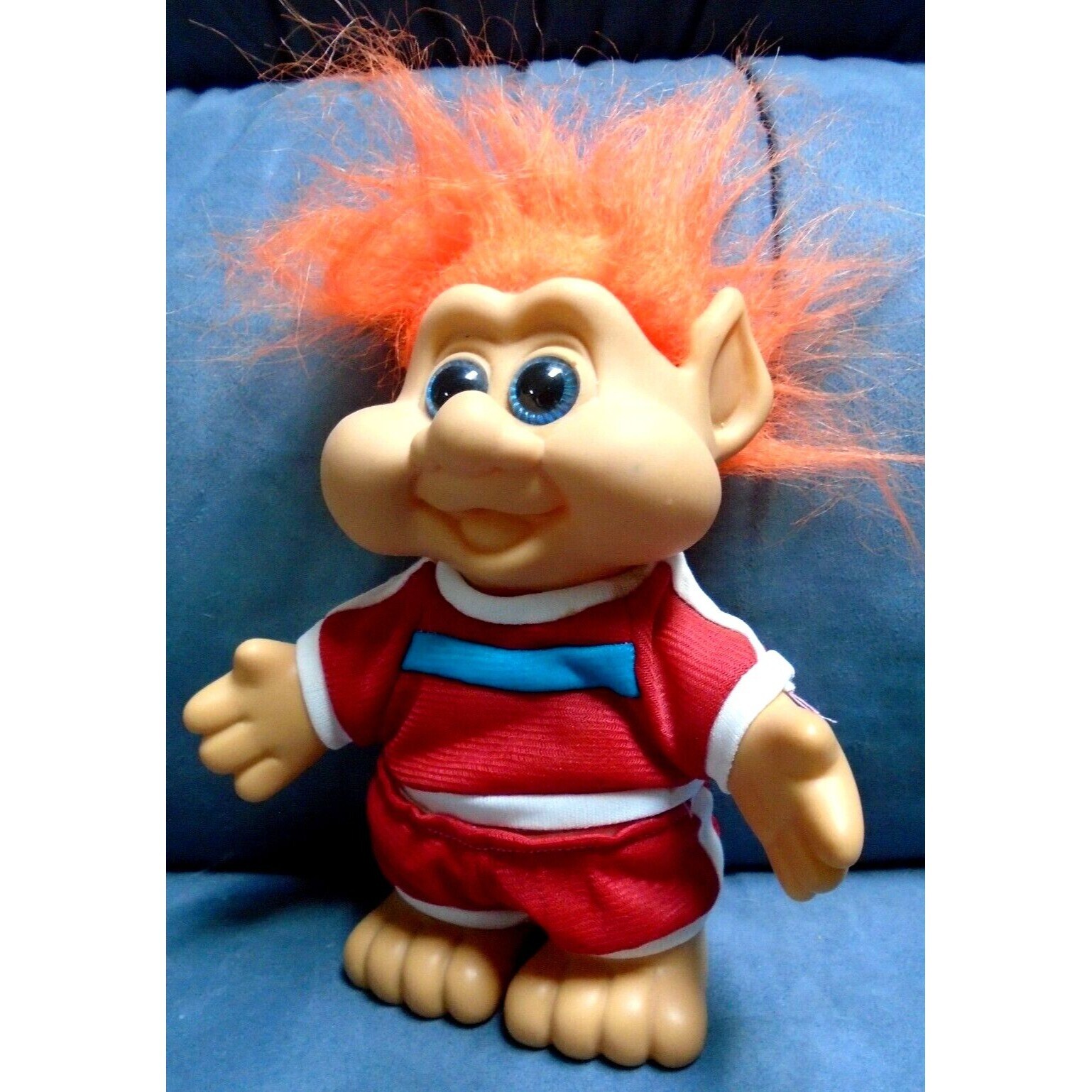 Lot of 2 Troll Vinyl Dolls 5" & 7" Dressed I.T.B 1991 International ...