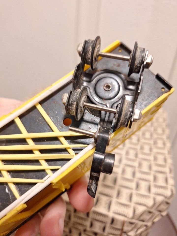 American Flyer S Scale The Katy - MKT 637 Yellow Box Car | eBay