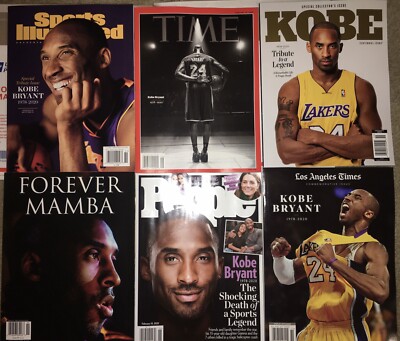 Kobe Bryant Time Magazine People Forever Mamba Sports Illustrated LA ...