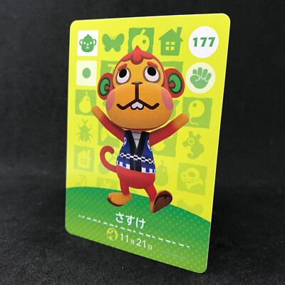 Nintendo Animal Crossing New Horizons FLIP 177 Amiibo Card Japanese ...
