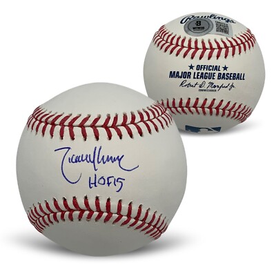 Randy Johnson Autographed MLB Signed Baseball Hall of Fame HOF 15 ...