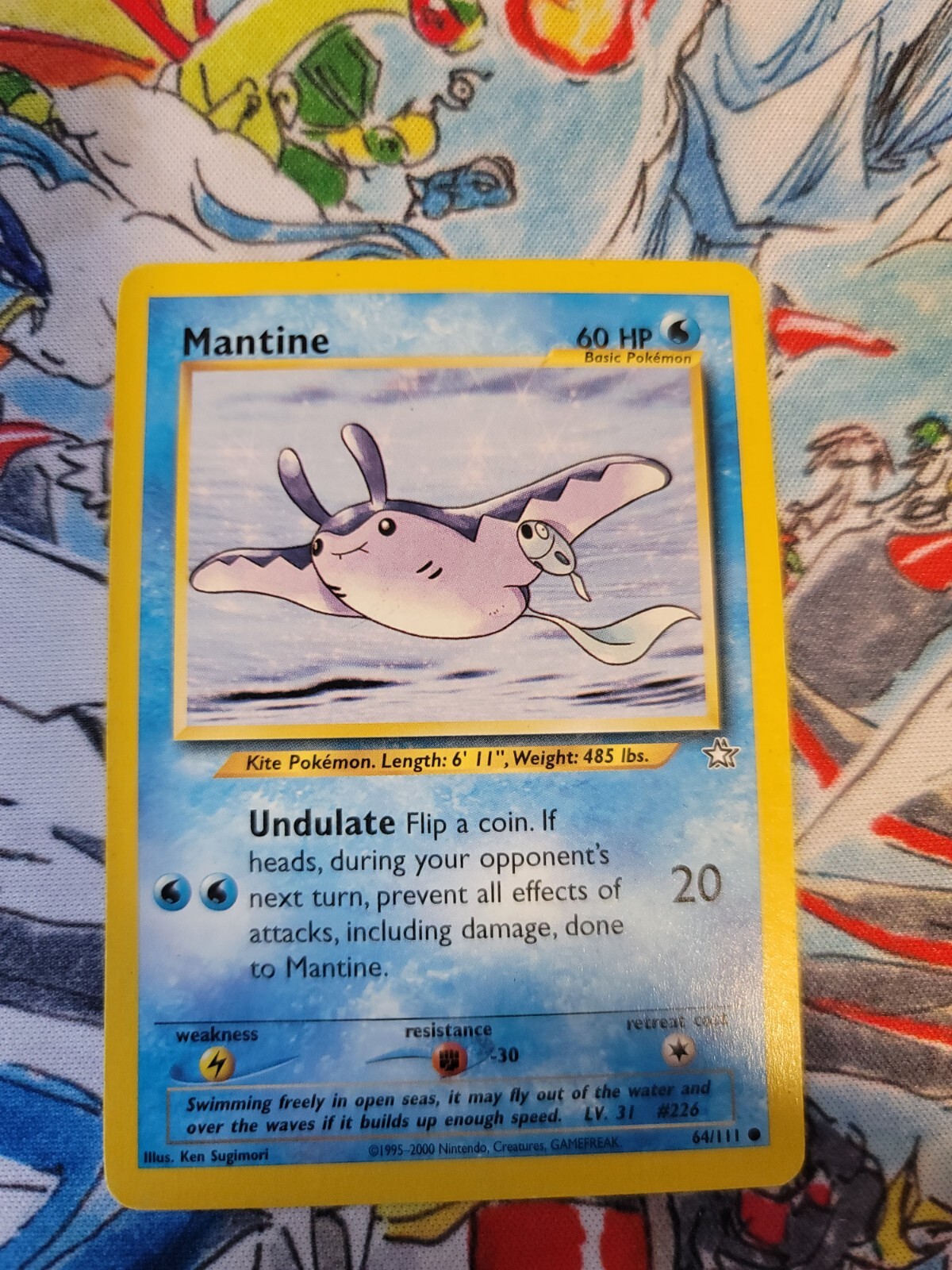 Pokemon Mantine Neo Genesis 64/111 NM Non-Holo Common Card | eBay
