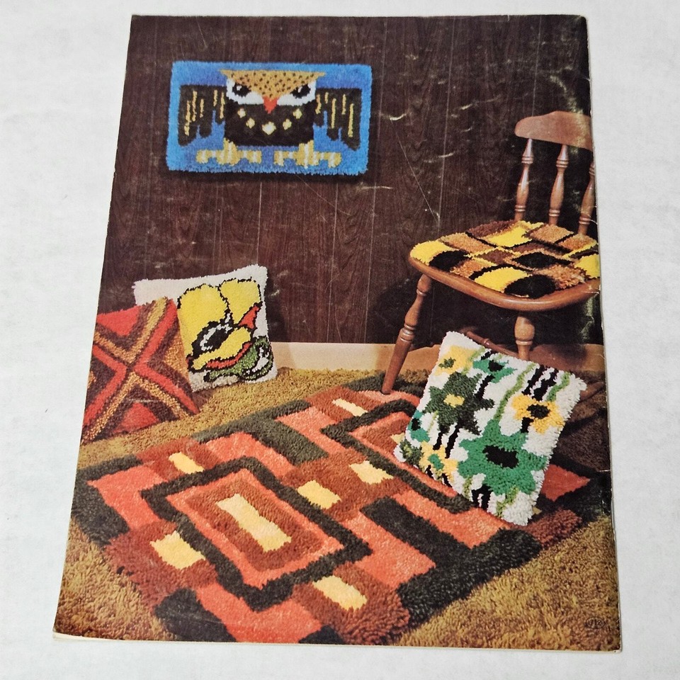 Bernat Hook Book Creative Ideas for Latch-Hooked Designs Book No. 178 ...