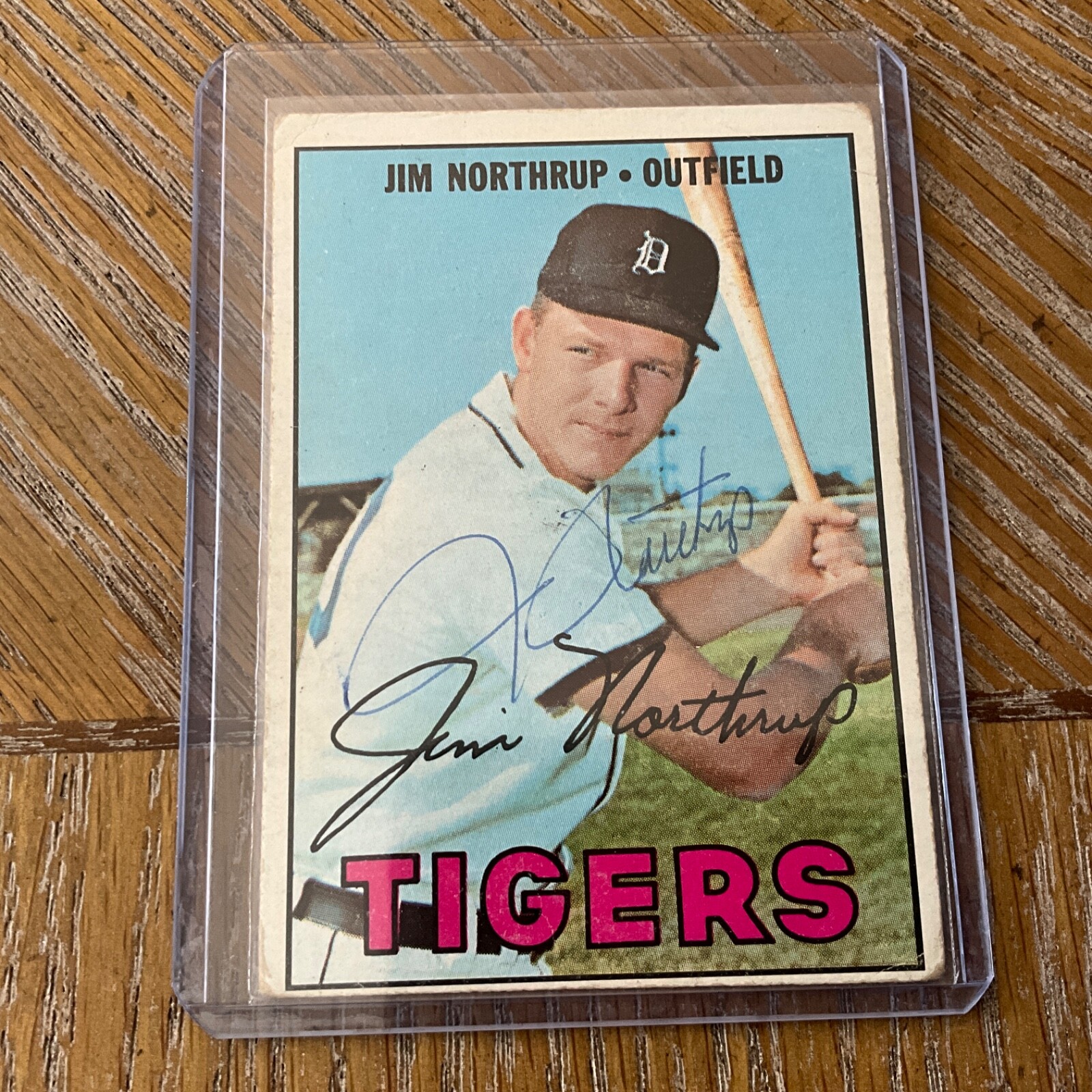 Autographed 1967 Topps JIM NORTHRUP. DEC 2011 #D-1 | eBay