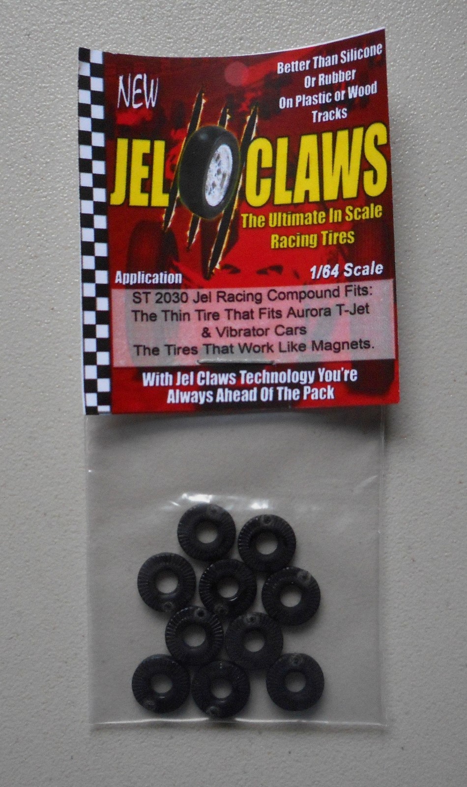 1/64 Rubber Racing Tires for Aurora T-Jet Vibrator JEL CLAWS CAR SLOT RC 2030 | eBay