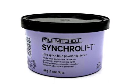paul Mitchell Blonde Synchro Lift Ultra Quick Blue Powder Lightener 14. ...