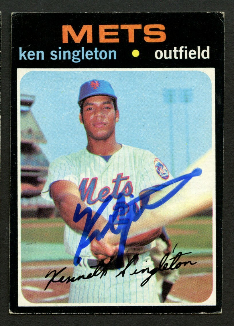 Ken Singleton #16 signed autograph auto 1971 Topps Baseball Trading ...